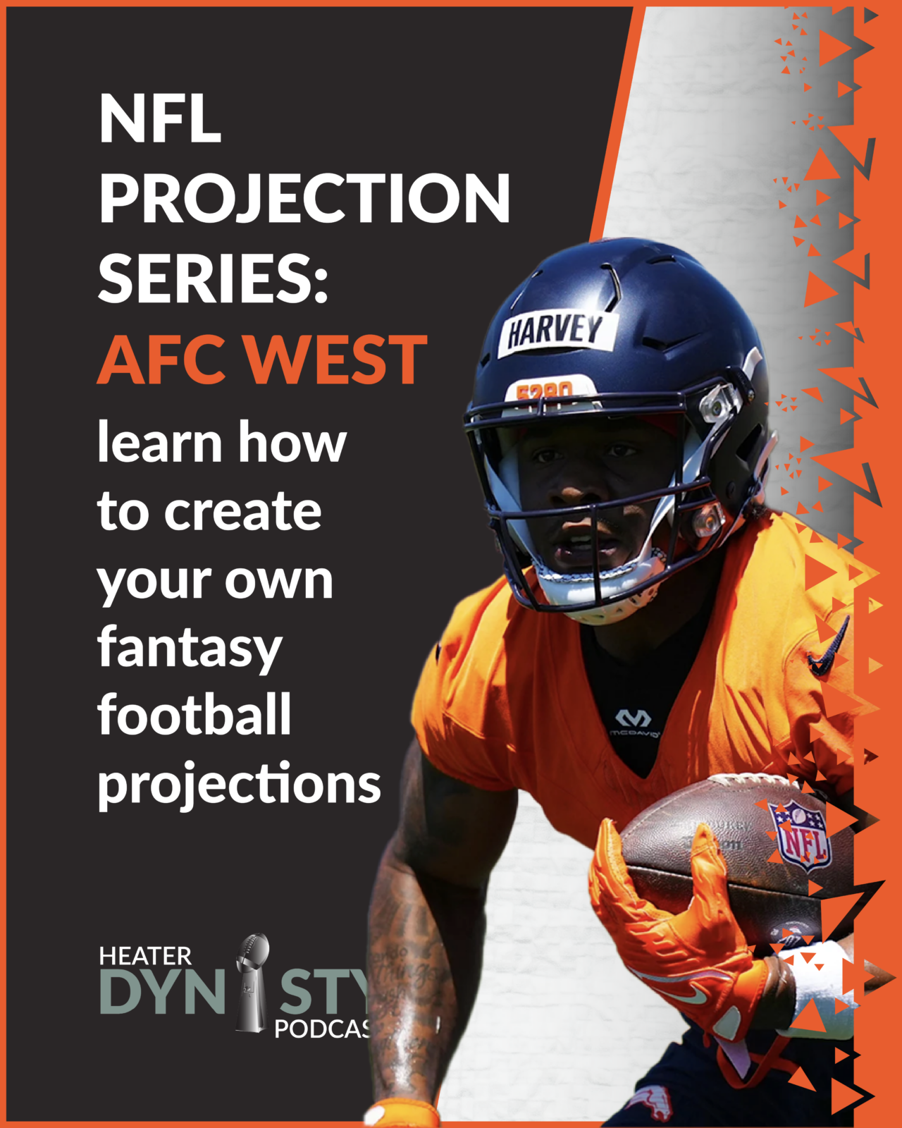 How to easily project fantasy production: AFC WEST EDITION - heaterdynasty.com